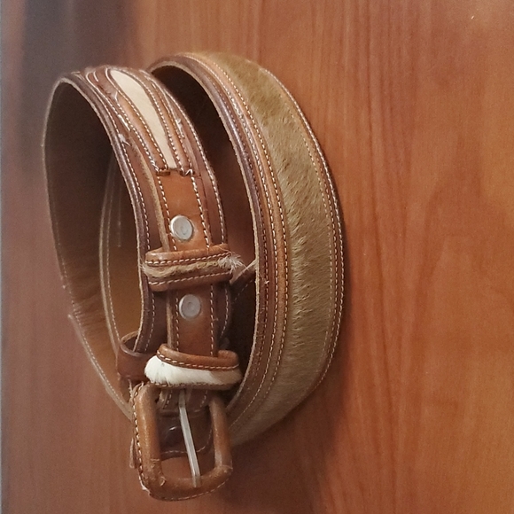 Accessories | Vintage Deer Fur Belt | Poshmark